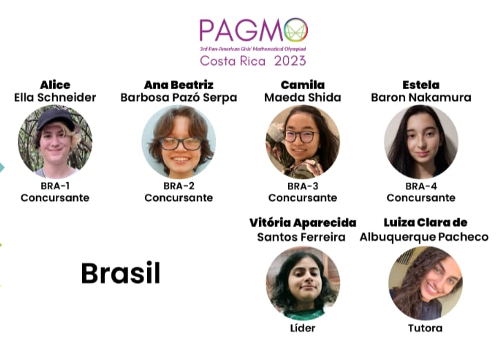 Time brasileiro da PAGMO 2023 embarca neste domingo para a Costa Rica - Torneio Meninas na ...